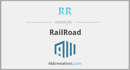 What does RR stand for?
