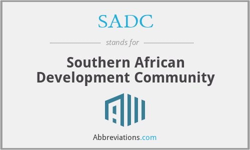 What does SADC stand for?