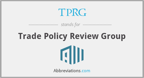 What does TPRG stand for?