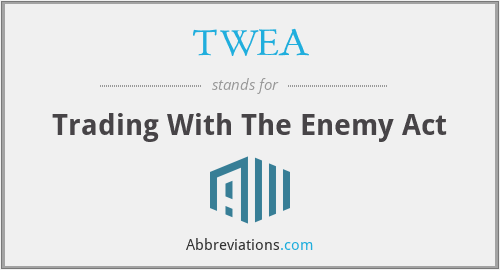 What does TWEA stand for?