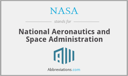 What does NASA stand for?