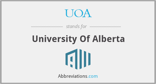 What does UOA stand for?