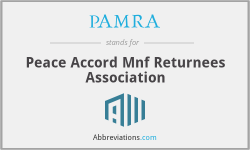 What does PAMRA stand for?