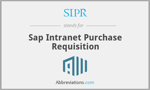 What does SIPR stand for?