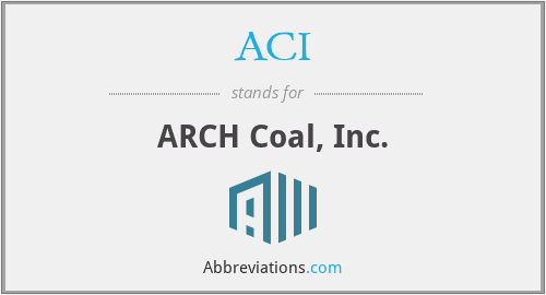 What does ACI stand for?