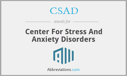 What does CSAD stand for?