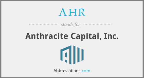 What does AHR stand for?