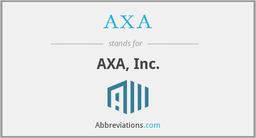 What does AXA stand for?