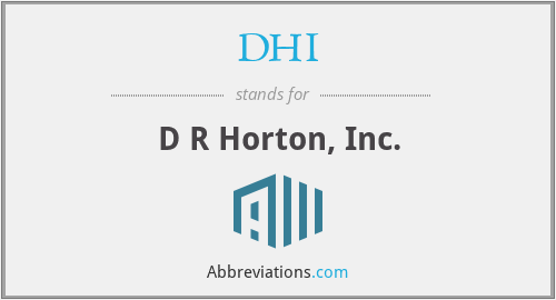 What does DHI stand for?