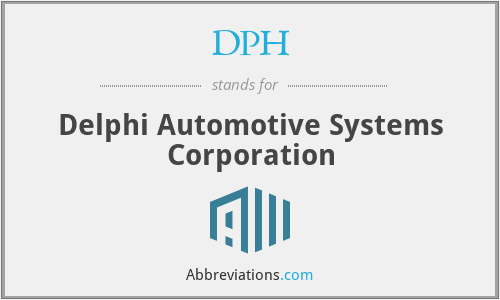 What does DPH stand for?