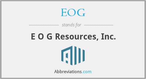 What does EOG stand for?