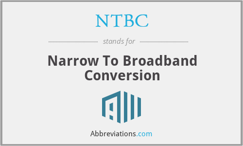 What does NTBC stand for?