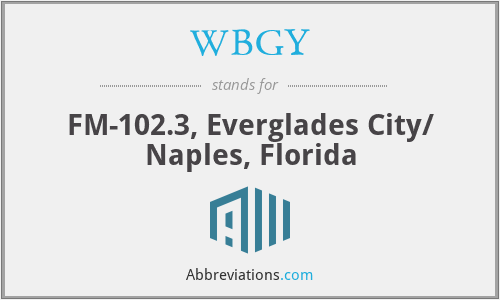 What does WBGY stand for?