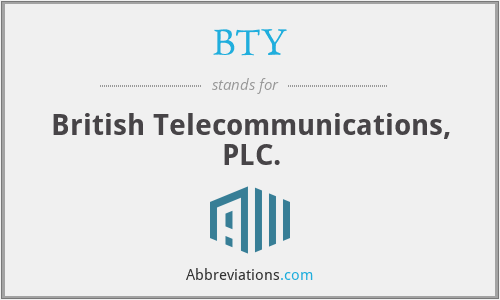 What does BTY stand for?