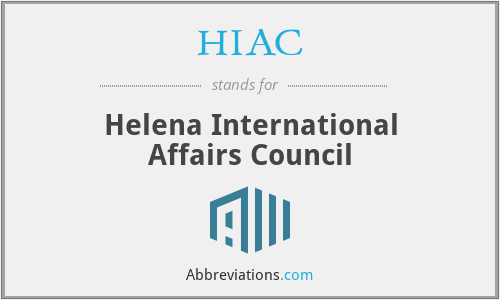 What does HIAC stand for?