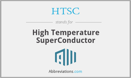 What does HTSC stand for?