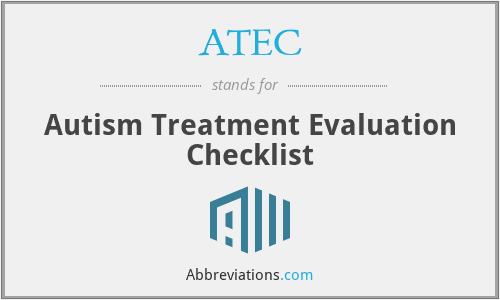ATEC - Autism Treatment Evaluation Checklist