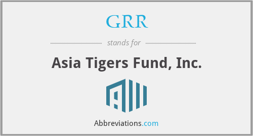 What does GRR stand for?