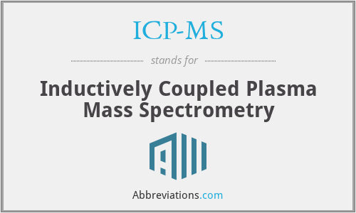 What does ICP-MS stand for?