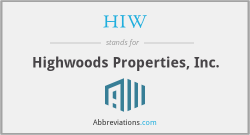 What does HIW stand for?