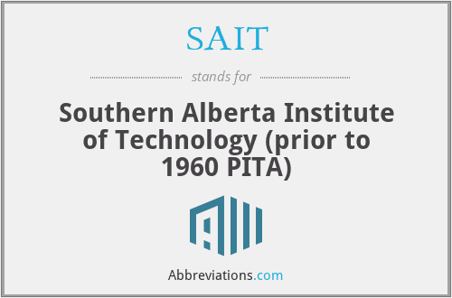 What does SAIT stand for?