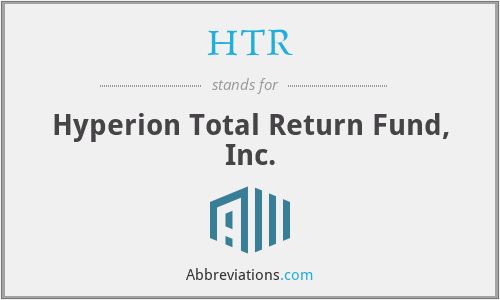 What does HTR stand for?