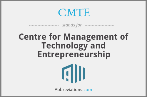 What does CMTE stand for?