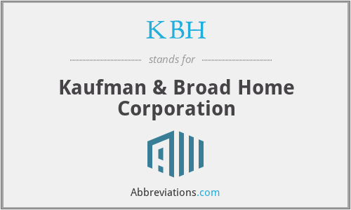 What does KBH stand for?