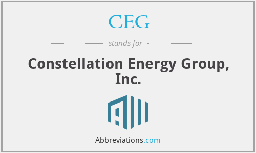 What does CEG stand for?