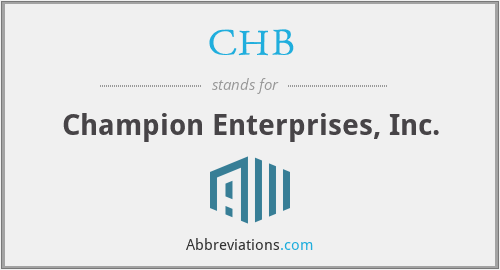 What does CHB stand for?