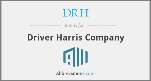 What does DRH stand for?