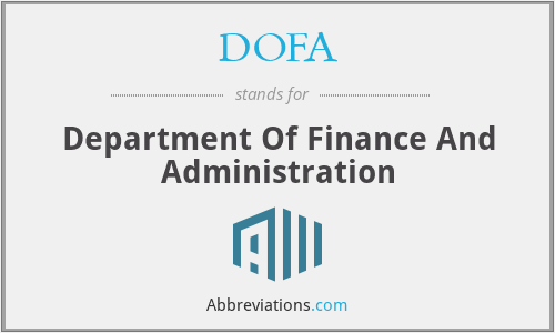 What does DOFA stand for?