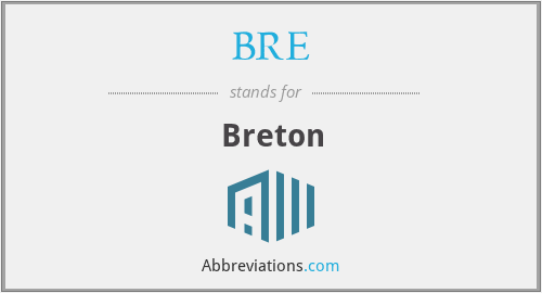 What does BRE stand for?