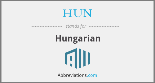 What does HUN stand for?