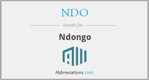 What does NDO stand for?
