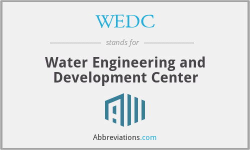 What does WEDC stand for?