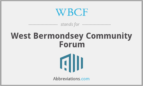 What does WBCF stand for?