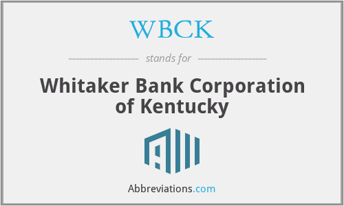 What does WBCK stand for?
