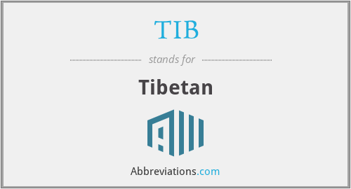 What does TIB stand for?