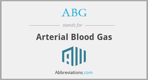 What does ABG stand for?