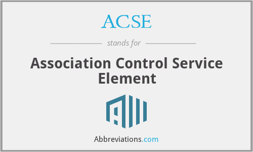 What does ACSE stand for?