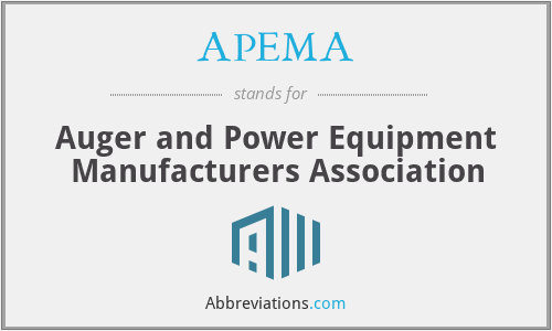 What does APEMA stand for?