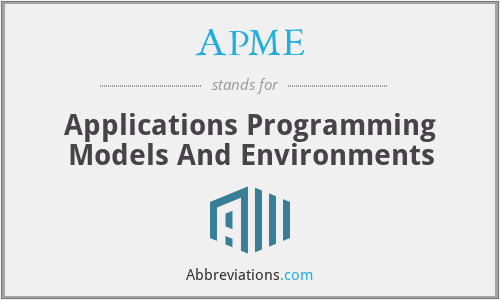 What does APME stand for?