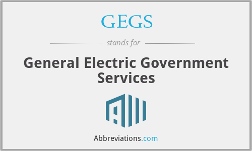 What does GEGS stand for?
