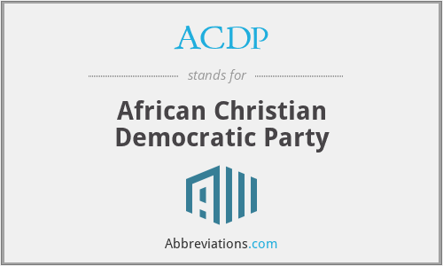 What does ACDP stand for?