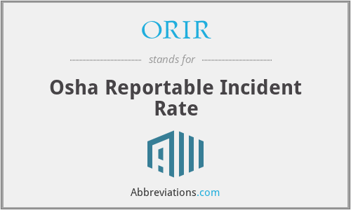 What does ORIR stand for?
