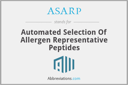 What does ASARP stand for?