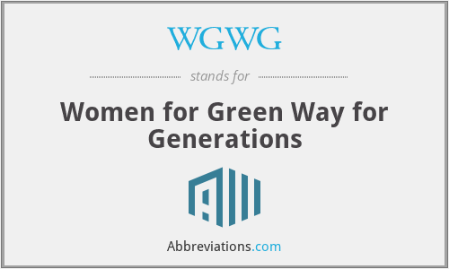 What does WGWG stand for?