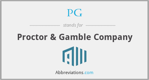 What does PG stand for?