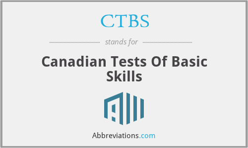 What does CTBS stand for?